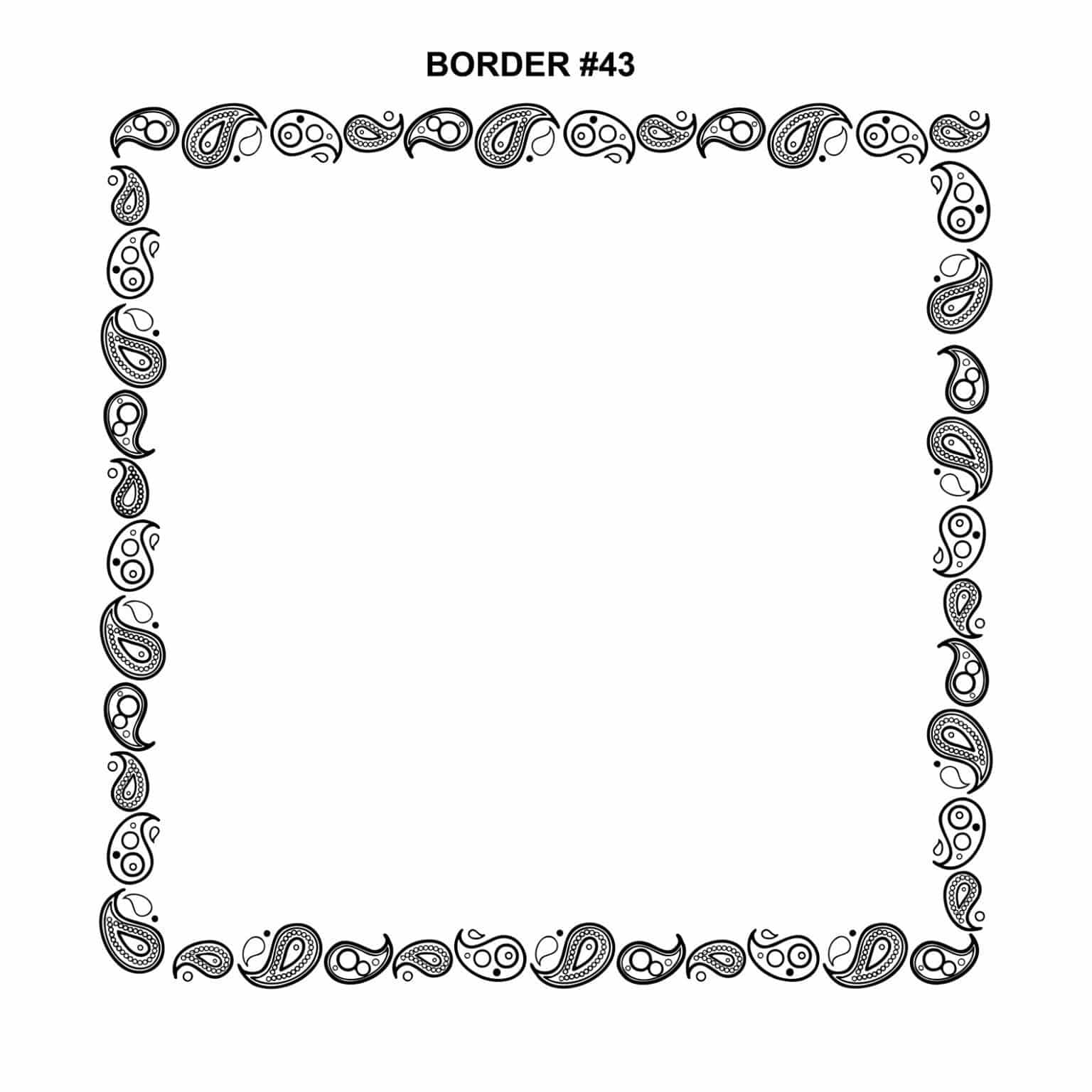 STOCK BORDERS BANDANNAS - Bandanna Promotions