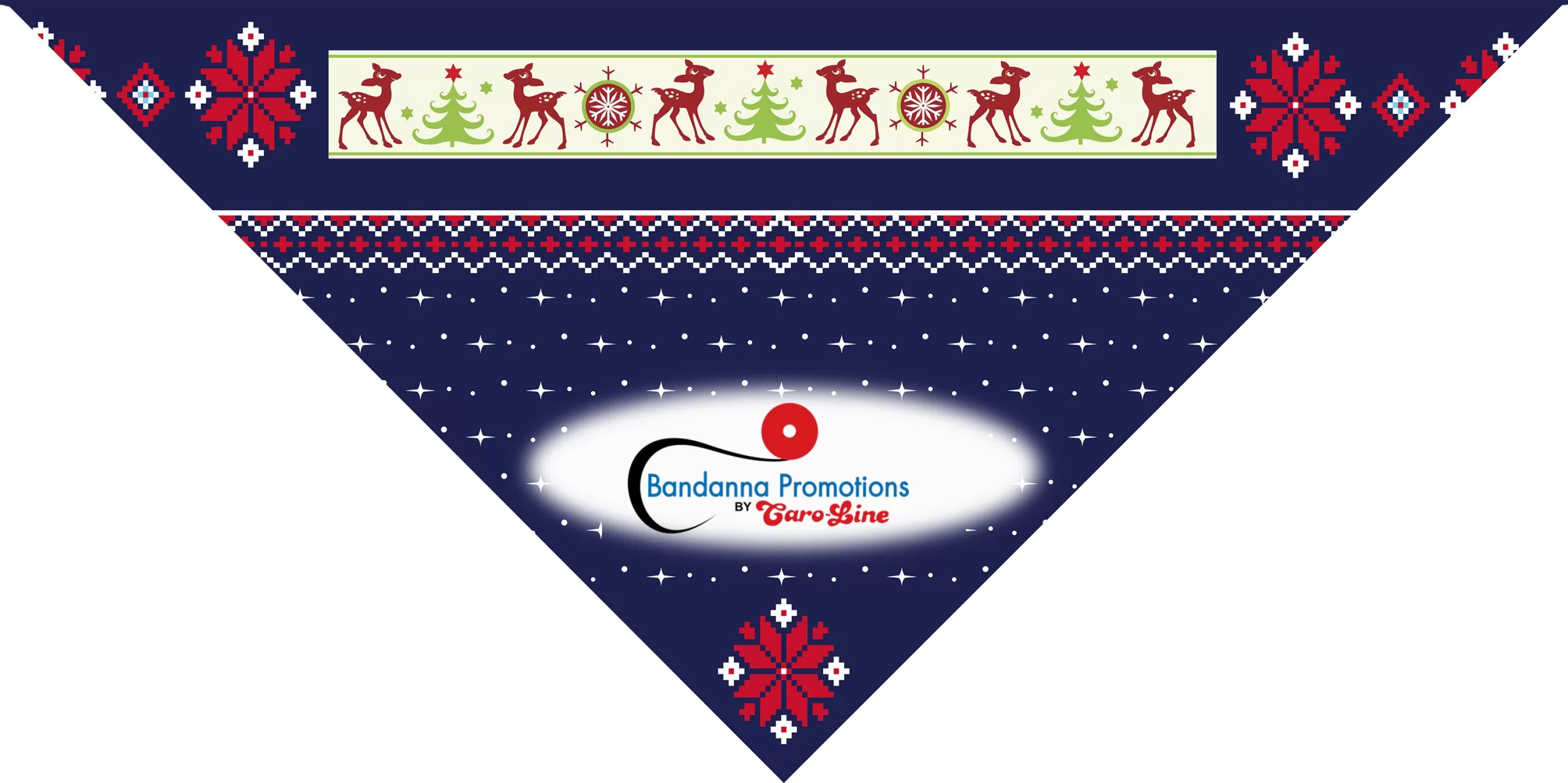 Holiday Gifts Digital Pet Triangles - Bandanna Promotions
